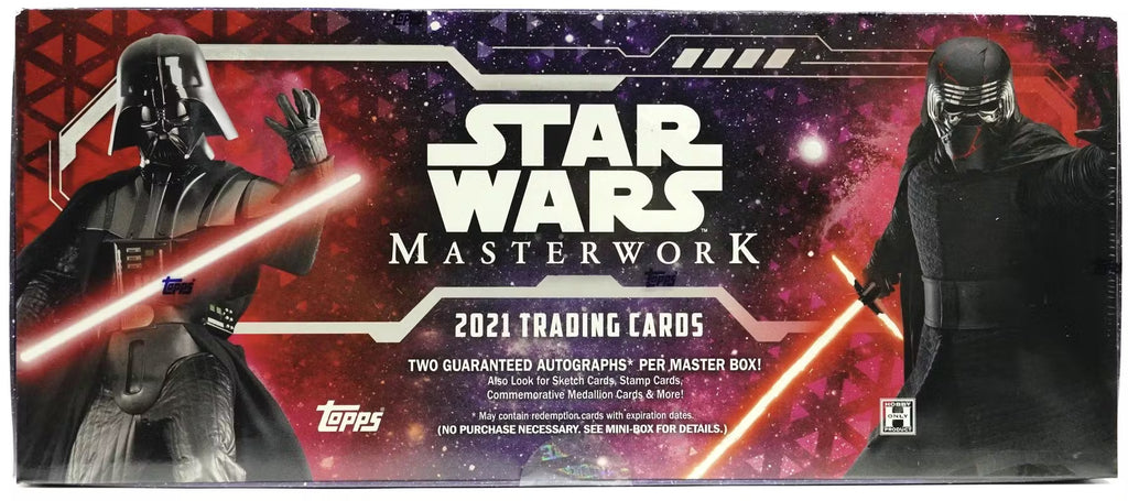 2021 Topps Star Wars Masterwork Hobby Trading Cards – The Ballers Bank TCG