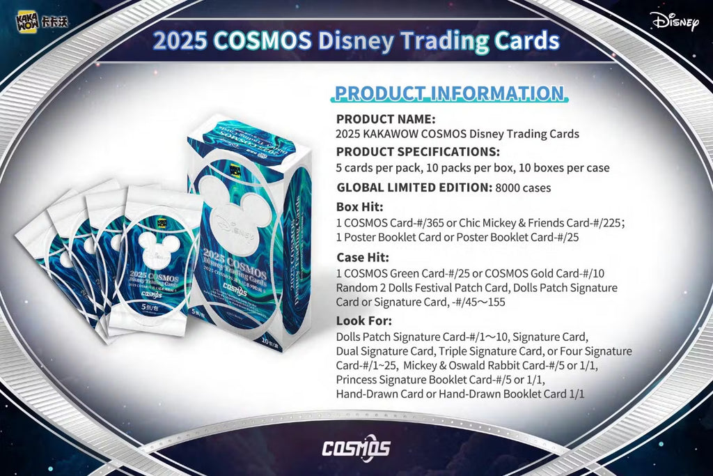2025 Kakawow Disney Cosmos Hobby Trading Cards – The Ballers Bank TCG